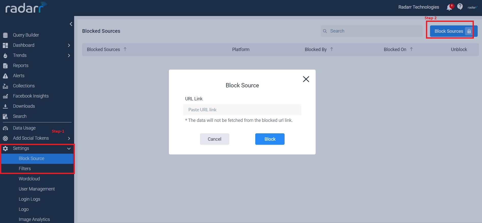 How To Block Posts From Specific Users Pages Or Sources Radarr